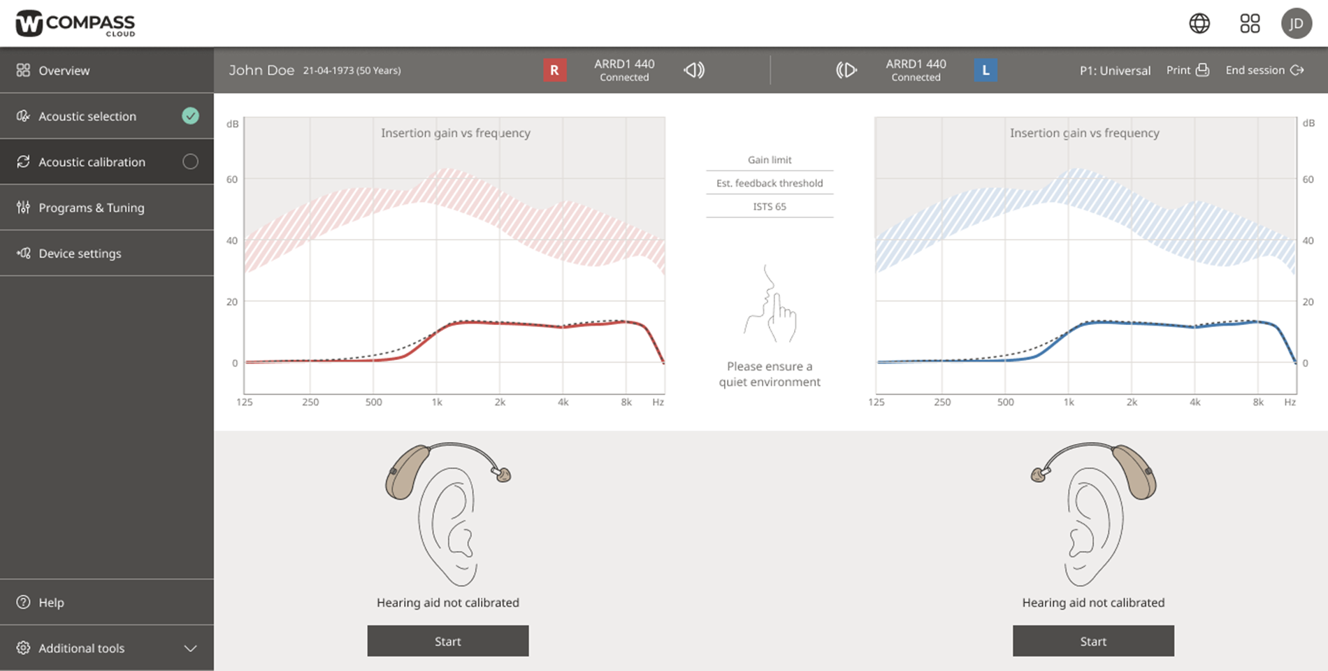 Widex Compass Cloud - Aanpassingssoftware voor hoortoestellen in de ...