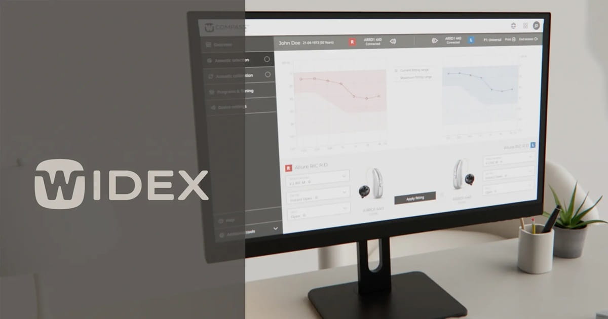 Widex Compass Cloud - Aanpassingssoftware voor hoortoestellen in de ...